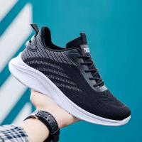 China Men's Breathable Mesh Anti Slip Outsole PVC Injection Sneaker for Casual Walking for sale