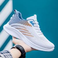 China Men's Breathable Mesh Anti Slip Outsole PVC Injection Sneaker for Casual Walking for sale