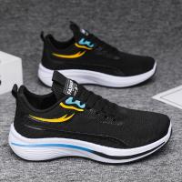 China Men's Breathable Mesh Anti Slip Outsole PVC Injection Sneaker for Casual Walking for sale
