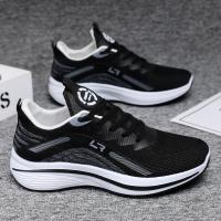China Men's Breathable Mesh Anti Slip Outsole PVC Injection Sneaker for Casual Walking for sale
