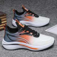 China Men's Breathable Mesh Anti Slip Outsole PVC Injection Sneaker for Casual Walking for sale