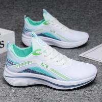 China Men's Breathable Mesh Anti Slip Outsole PVC Injection Sneaker for Casual Walking for sale