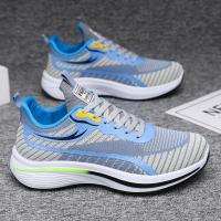 China Men's Breathable Mesh Anti Slip Outsole PVC Injection Sneaker for Casual Walking for sale