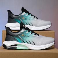 China Men's Breathable Mesh Anti Slip Outsole PVC Injection Sneaker for Casual Walking for sale