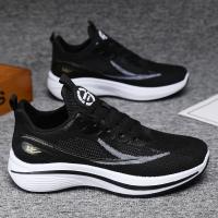 China Men's Breathable Mesh Anti Slip Outsole PVC Injection Sneaker for Casual Walking for sale