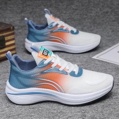 China Men's Breathable Mesh Anti Slip Outsole PVC Injection Sneaker for Casual Walking for sale