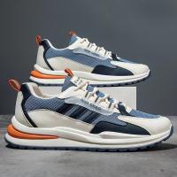 China Mens Walking Sneakers with Breathable Mesh Upper and Anti Slip Outsole for Casual Wear with PVC Sole for sale