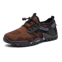 China Men's Breathable Mesh Walking Sneakers with Anti Slip Outsole and PVC Injection Sole for sale