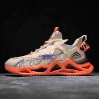 China Men's Breathable Mesh Walking Sneakers with Anti Slip Outsole and PVC Sole for Casual Wear for sale