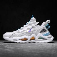 China Men's Breathable Mesh Walking Sneakers with Anti Slip Outsole and PVC Sole for Casual Wear for sale