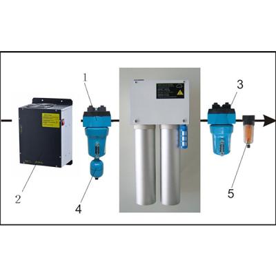 China Activated Alumina Molecular Sieve Adsorption Compressed Air Dryer For Home for sale