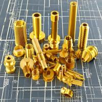 China Precision CNC Machined Brass Parts with ±0.01mm Tolerance and Customizable Weight for sale