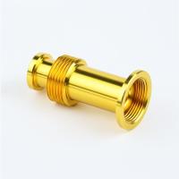 China Anodizing Brass CNC Machined Parts 100% Inspection Before Shipment for Control for sale