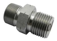 China Non Standard 316 Stainless Steel Hex Pipe Nipple 1/8 BSPP BSPT NPT Thread for sale