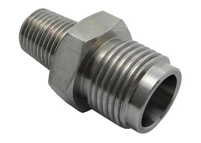 China SS 304 Custom Npt Male Hex Nipple , BSPP Custom 1 2 Npt Stainless Steel Nipple for sale