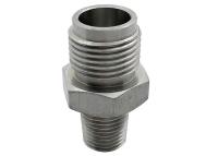China custom SUS Male Hex Nipple Female BSPT Thread Double Ferrule Tube Fitting for sale