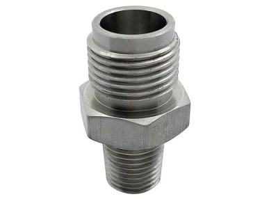 China custom SUS Male Hex Nipple Female BSPT Thread Double Ferrule Tube Fitting for sale