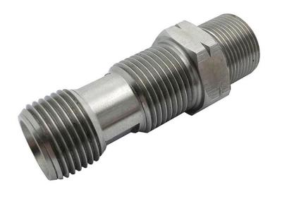 China Pipe Fitting Custom 316 Stainless Steel Hex Nipples 1/16 2