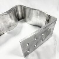 China L Shaped Copper Aluminum Busbar Expansion Joint for Thermal Displacement and High Current Interface Control for sale