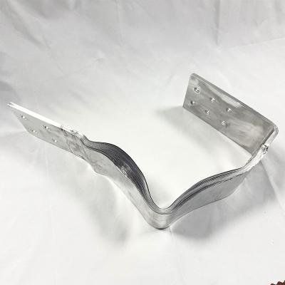 China L Shaped Copper Aluminum Busbar Expansion Joint for Thermal Displacement and High Current Interface Control for sale