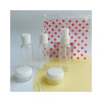 China 7pcs Portable Cosmetic Empty Bottles Travel Kits for Airline Acceptable Customer's Logo for sale