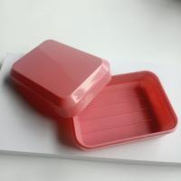 China Convenient Rectangular Soap Holder Made of Recycled Plastic for Bathing Necessities for sale