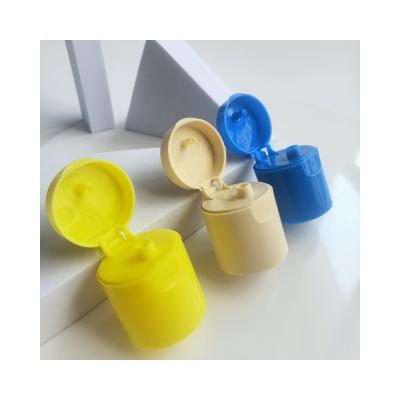 China Recyclable 24mm Transparent Cylindrical Plastic Flip Cap for Bottle 24/415 and Direct for sale