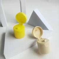 China Recyclable 24mm Transparent Cylindrical Plastic Flip Cap for Bottle 24/415 and Direct for sale