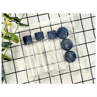 China Customized Colors Refillable PET Bottles and Cream Jars for Travel Size Personal Care for sale