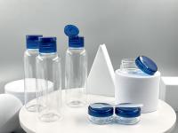 China Customized Travel Kit for Personal Care 100ml PET Plastic Bottles and 10ml Cream Jars for sale