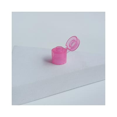 China Custom Order 15mm Transparent Cylindrical Plastic Flip Cap for Bottle Closure System for sale