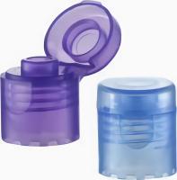 China Custom Order 15mm Transparent Cylindrical Plastic Flip Cap for Bottle Closure System for sale