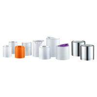 China 18mm 20mm 24mm 28mm Plastic Round Disc Top Caps for Body Wash Packaging in Recyclable for sale