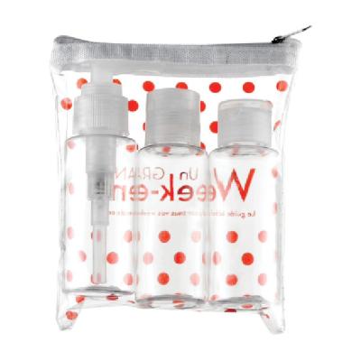 China Transparent and Customized Colors 80ml Travel Bottles with Sealing Type Pump Sprayer for sale