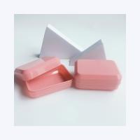 China Candy Color Rectangle Portable Travel Soap Case with Bathroom Plastic Soap Dish Holder for sale