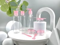 China PP Plastic Travel Bottles Set for Personal Care Airplane Size Empty Jar Kit for sale