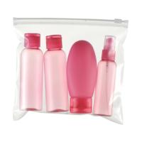 China Industrial 80ml Portable 3pcs Shampoo Lotion Travel Size Bottles for Cosmetic Packaging for sale