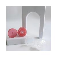 China Bottles 22mm Transparent Cylindrical Double Wall Plastic Flip Cap for Customized Color for sale
