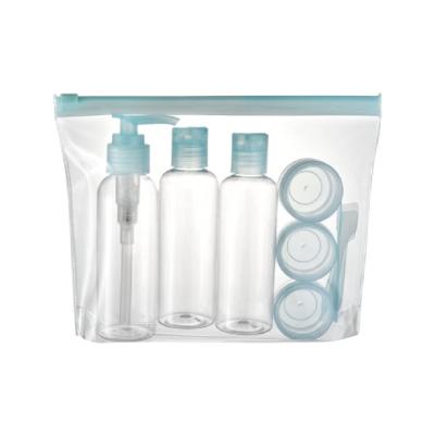 China Screen Printing Cap Sealing Type 60ml 100ml PET Bottles for Skin Care Travel Kit for sale