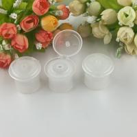 China 24mm Round Transparent Cylindrical Plastic Flip Cap for Bottle Custom Order Accepted for sale