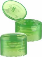 China 24mm Round Transparent Cylindrical Plastic Flip Cap for Bottle Custom Order Accepted for sale