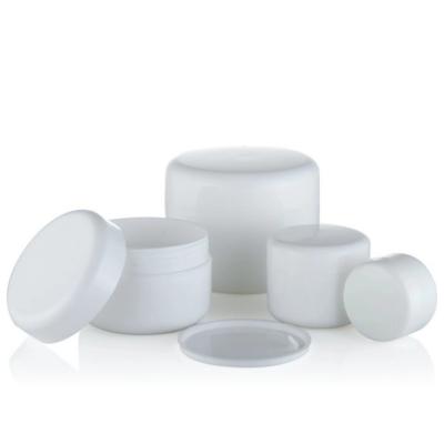 China White Body 250ml PP Jars for Cream capacity Industrial Cosmetic Plastic Cap Material for sale