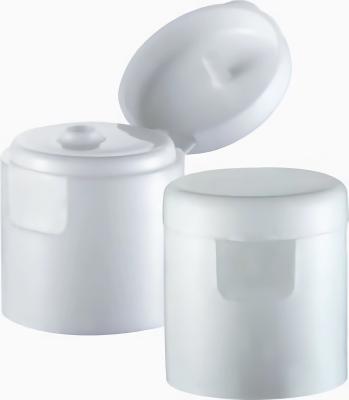 China Custom Order Flip Top Cap Recyclable Direct 28mm White Cylindrical Plastic Flip Cap for sale