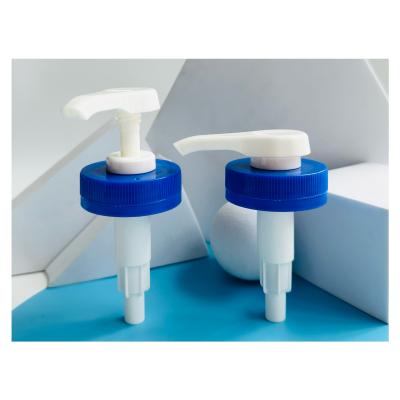 China Smooth Ribber Aluminium Closure Left-right Lock Pump for Big Diameter Lotion Bottles for sale