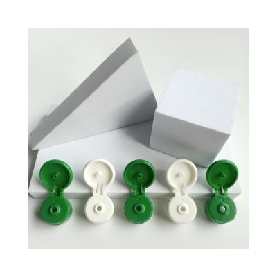 China 20mm 24mm 28mm Round Cylindrical Plastic Flip Cap For Bottle Non Spill and Customized for sale