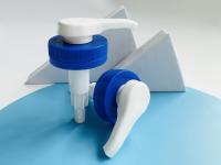 China Smooth Ribber Aluminium Closure Left-right Lock Pump for Big Diameter Lotion Bottles for sale