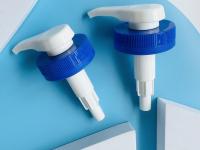 China Smooth Ribber Aluminium Closure Left-right Lock Pump for Big Diameter Lotion Bottles for sale
