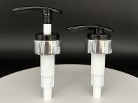 China Fast Delivery Non Spill Black Silver Lotion Pump for Luxury Cosmetic Packaging Body Cream for sale