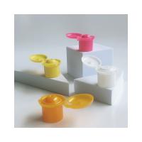 China Non Spill Flip Top Cap for Bottle 24mm 28mm Round Cylindrical and Smooth Plastic for sale