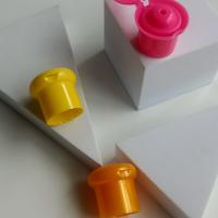 China Non Spill Flip Top Cap for Bottle 24mm 28mm Round Cylindrical and Smooth Plastic for sale